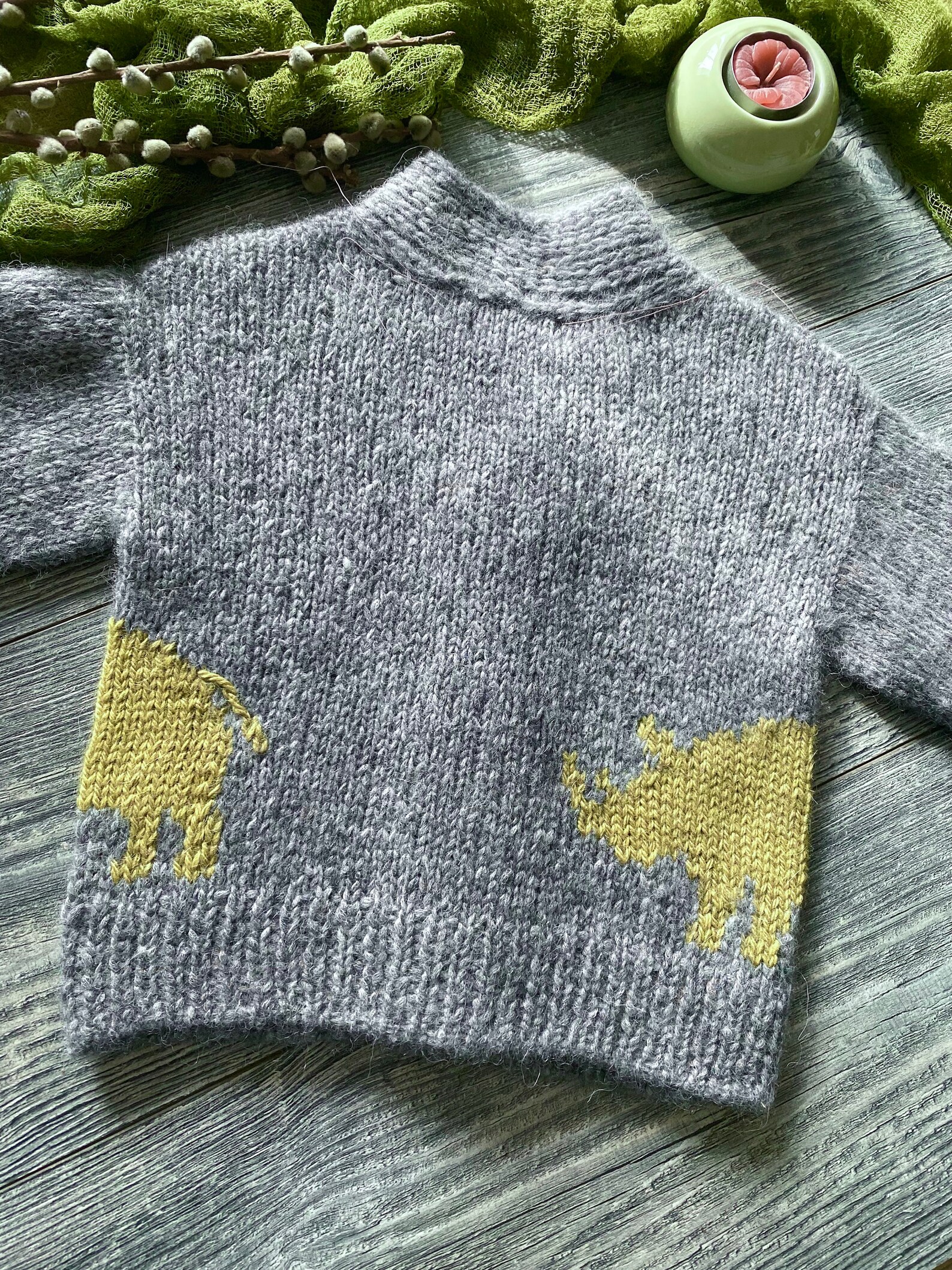 Chunky Knit Cardigan for Kids. Oversized Rhino Cardigan Sweater. Gender ...