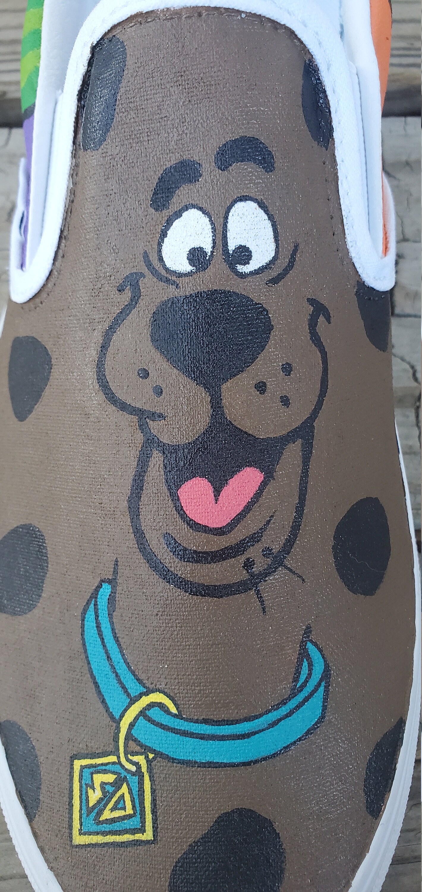 Scooby Doo Shoes Velma Fred Shaggy Daphne Custom Vans Toms | Etsy