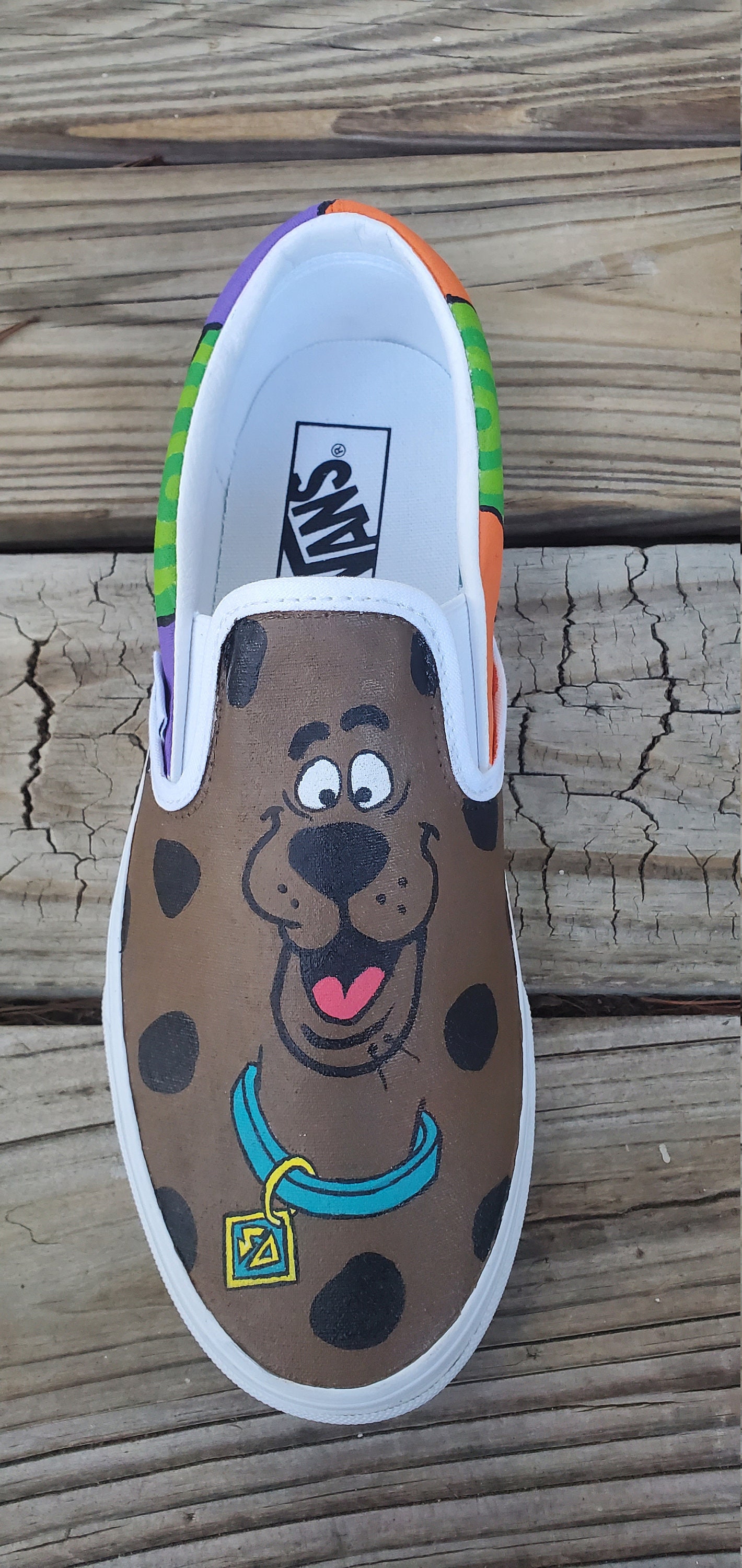 Scooby Doo Shoes Velma Fred Shaggy Daphne Custom Vans Toms | Etsy