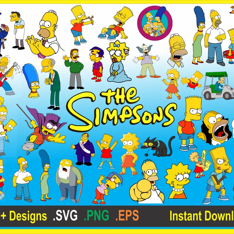 Simpsons Portrait - Etsy