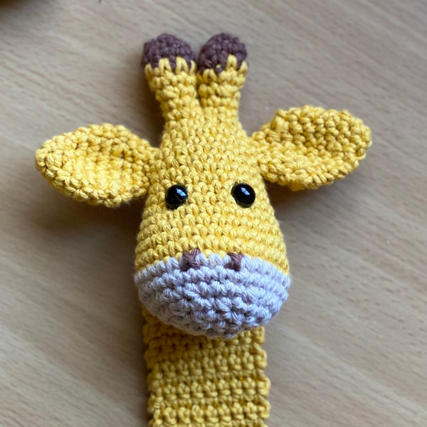 Crochet Giraffe Bookmark Pattern - Etsy