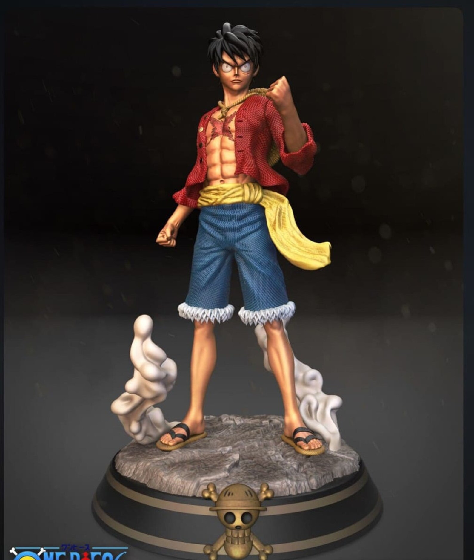 One Piece Monkey D Luffy STL 3D model print | Etsy