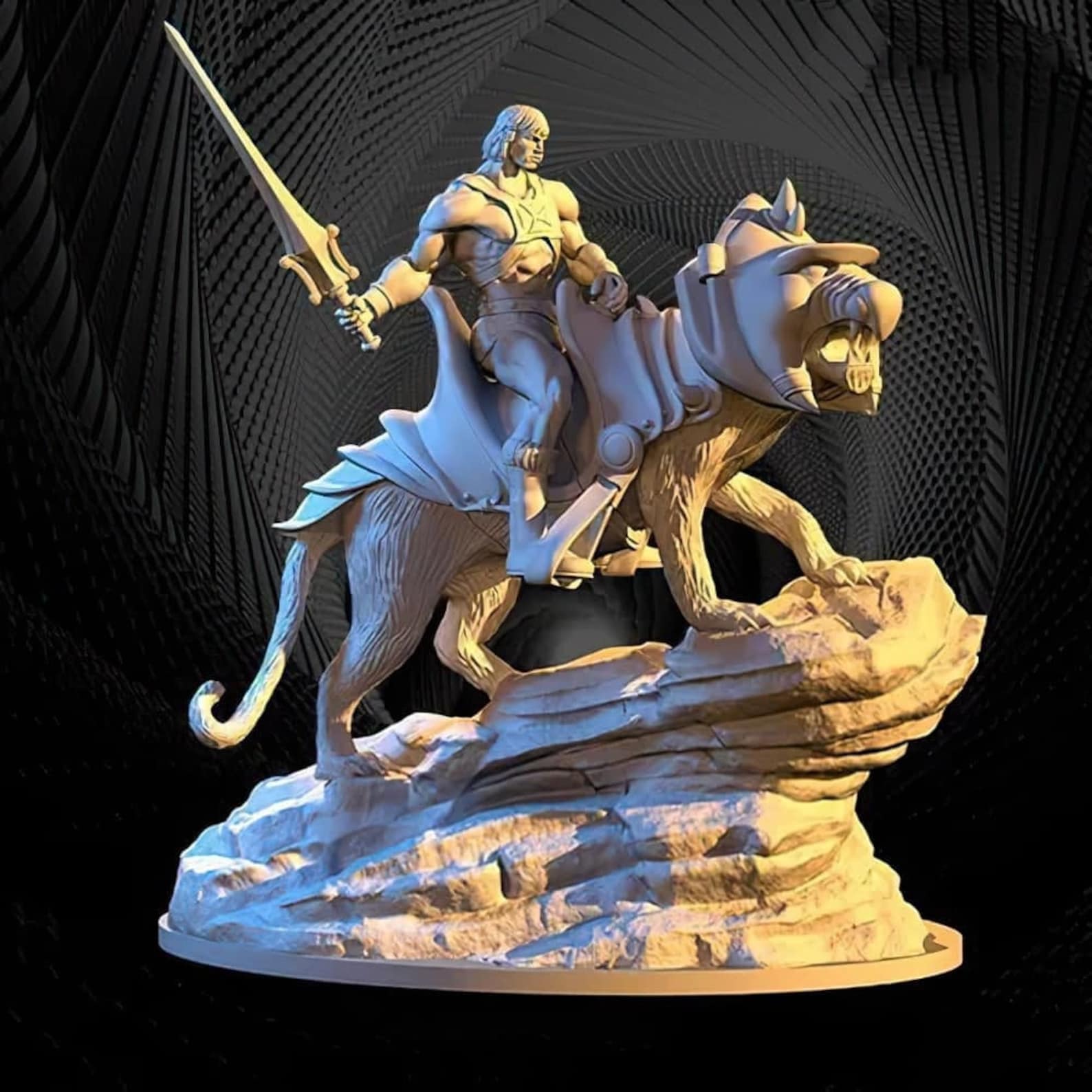 He-Man stl file 3d model print | Etsy