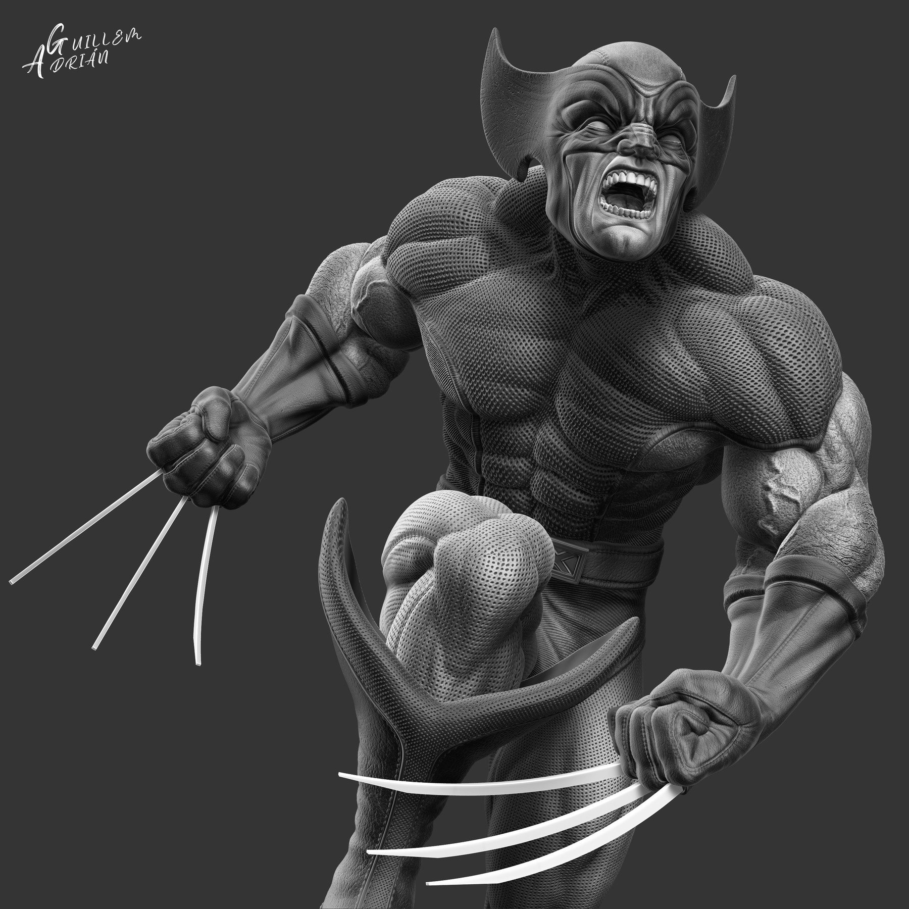 Wolverine Hq 3d Model Obj Print File Etsy