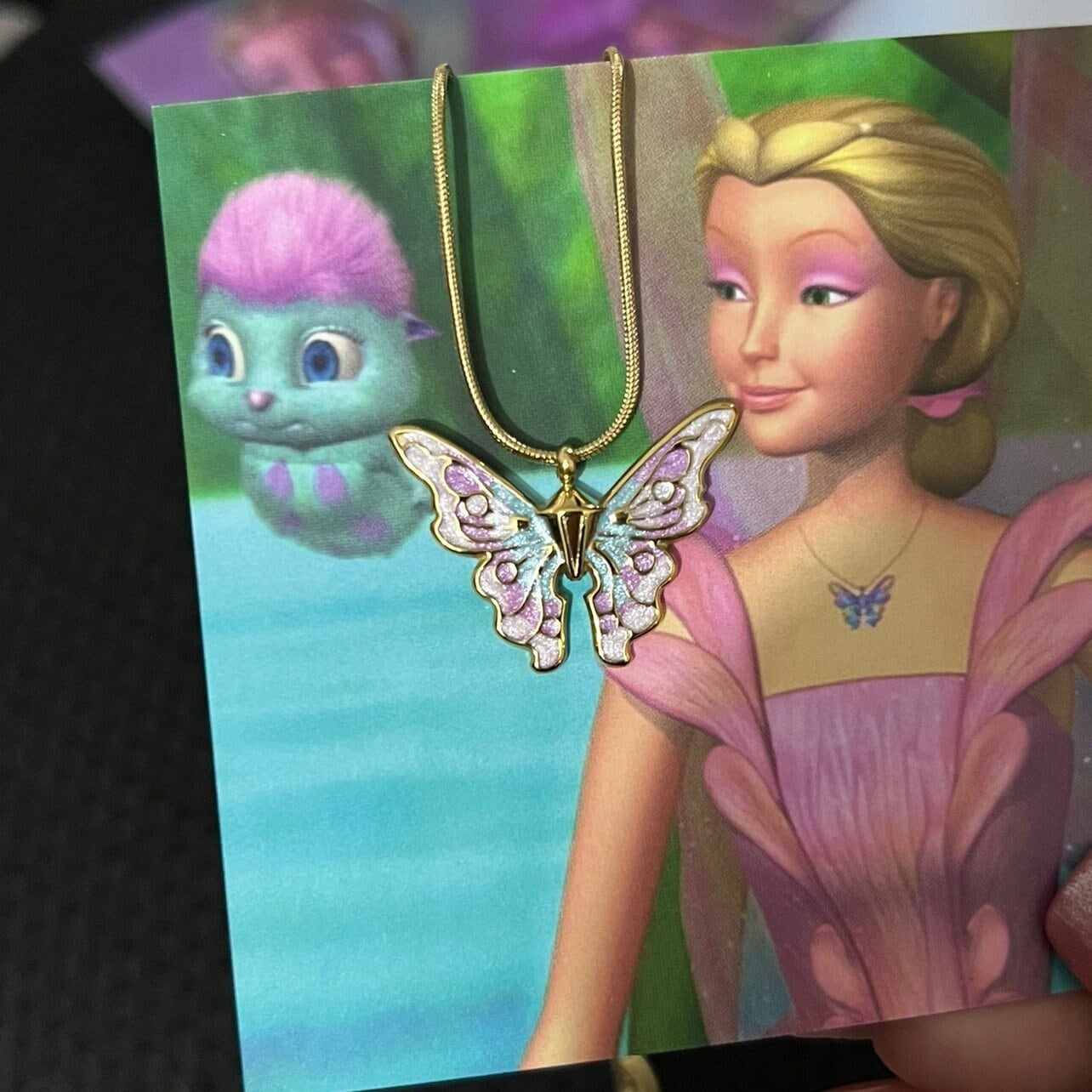 Mermaidia Butterfly Necklace Fairytopia Elina Necklace - Etsy