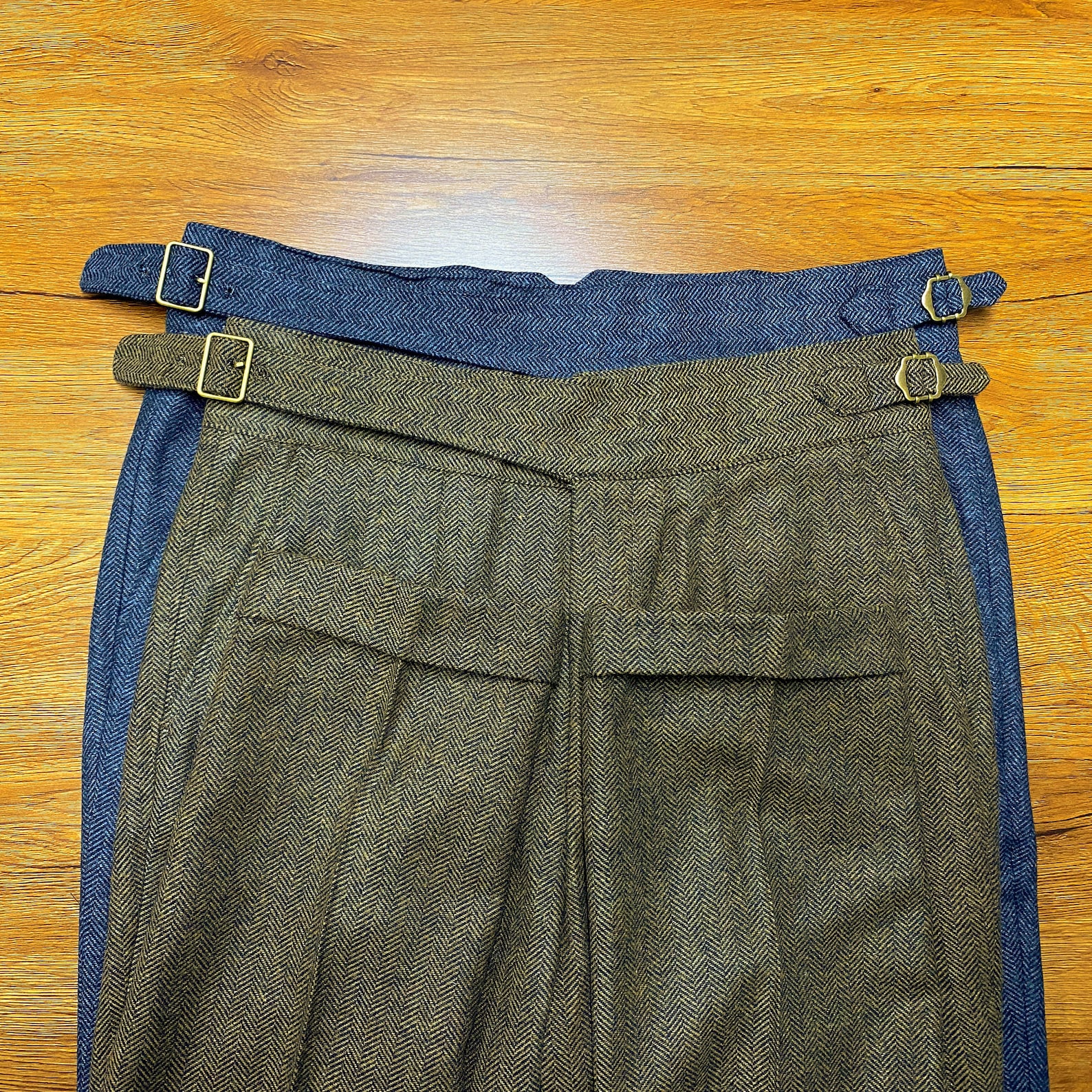 Men Wool Pants With Pleats, Classic Texture Wool Pants, Cozy Woolen ...