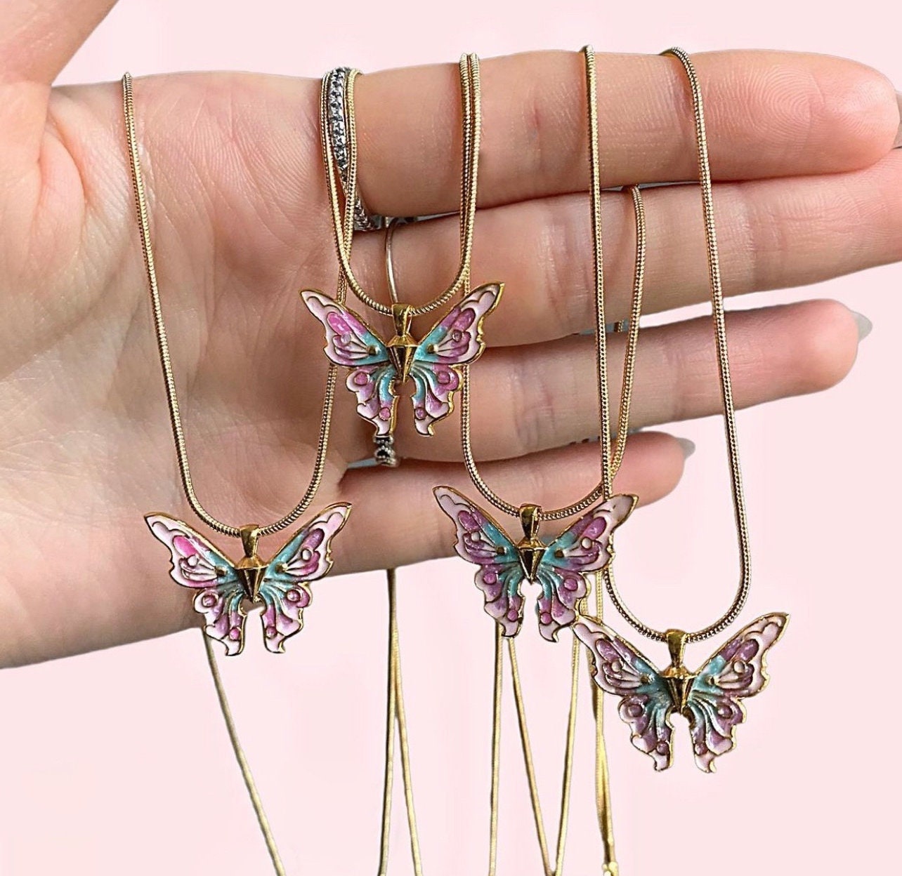 Mermaidia Butterfly Necklace Fairytopia Elina Necklace - Etsy