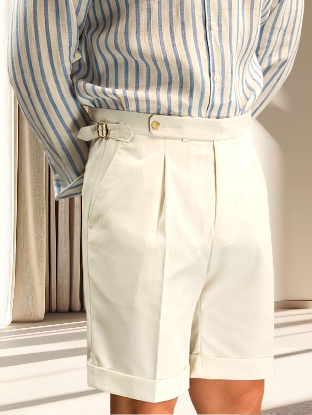 Business Casual Shorts,men in Trousers,kurger High Waisted Shorts,mens ...
