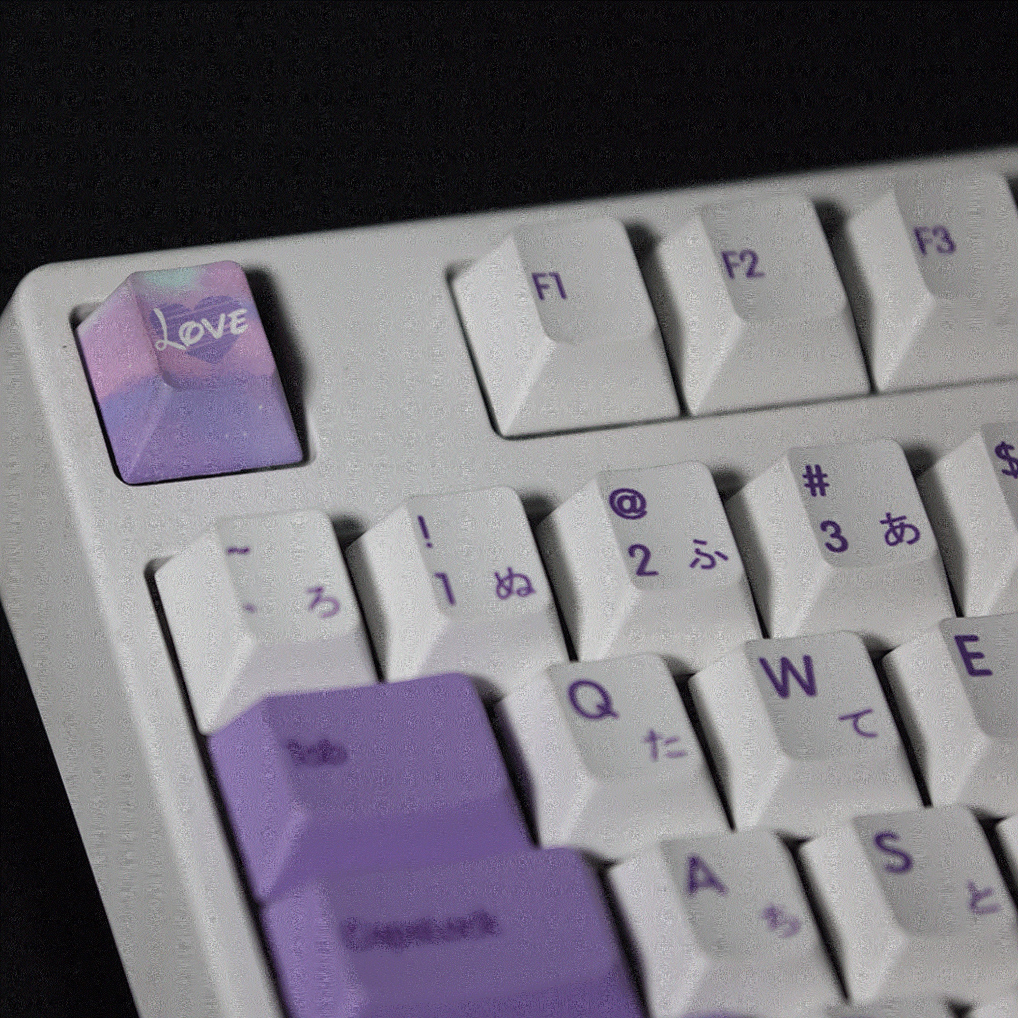 Japan Keycap Cherry Keycaps Set Artisan 64/87/98/104 Key Cap | Etsy