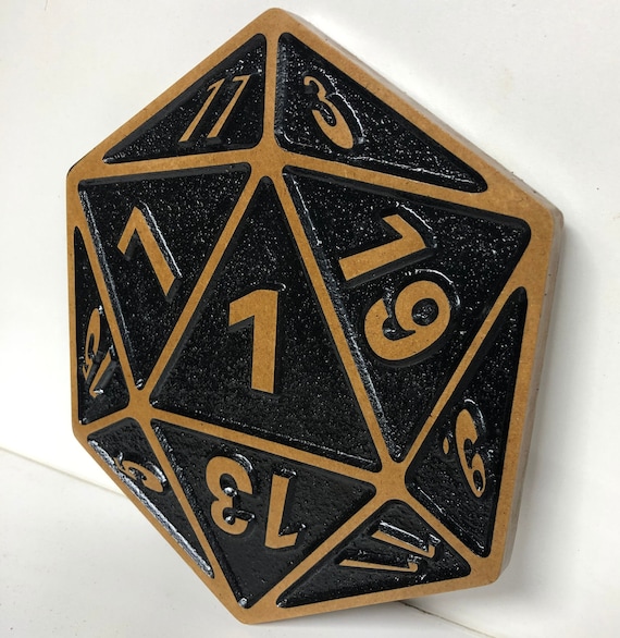 Dnd D20 Wall Art wall Art Dungeons and Dragons D20 Dice | Etsy