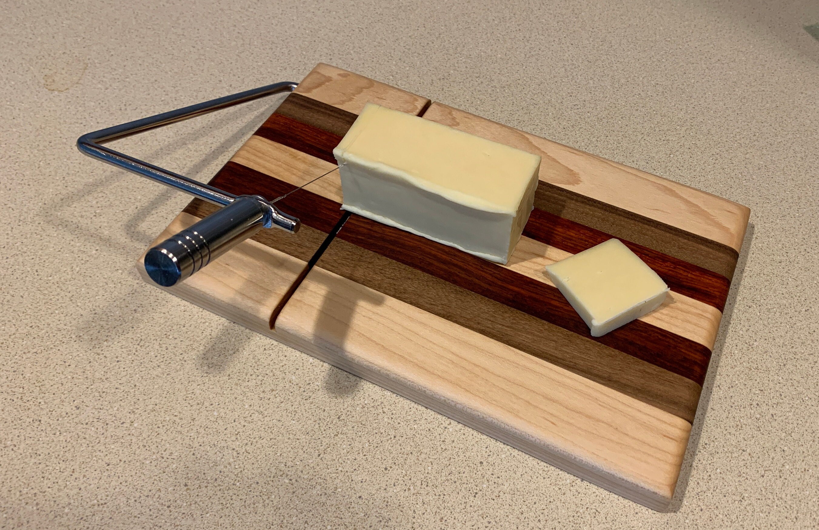 Left Handed Cheese Cutter Slicer Hand Made With Recycled Lumber Wire ...