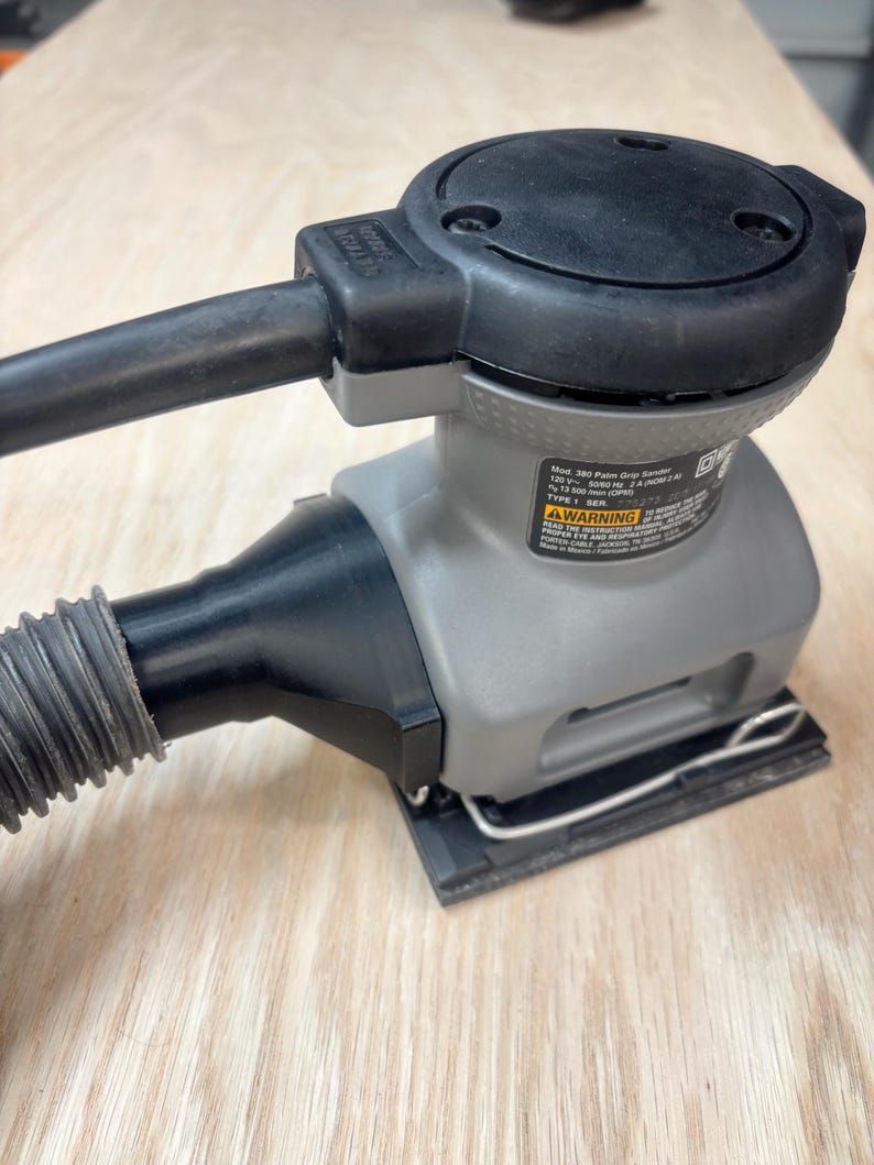 Porter Cable 380 Sander Vacuum Hose Attachment: 3D Printed Upgrade ...