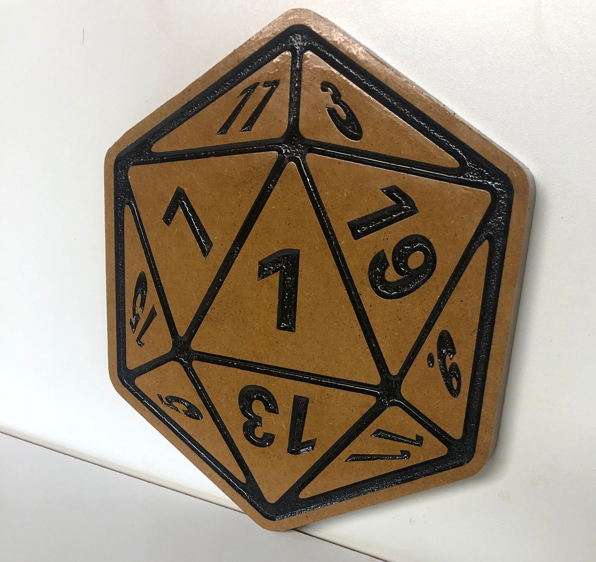 Dnd Wall Art wall Art Dungeons and Dragons D20 Dice - Etsy