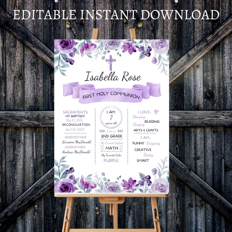 Floral Chalkboard - Etsy