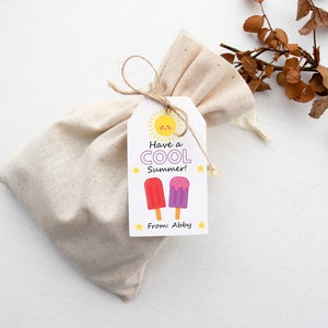 Editable Last Day of School Tag Stay Cool Ice Tag Summer End of School ...