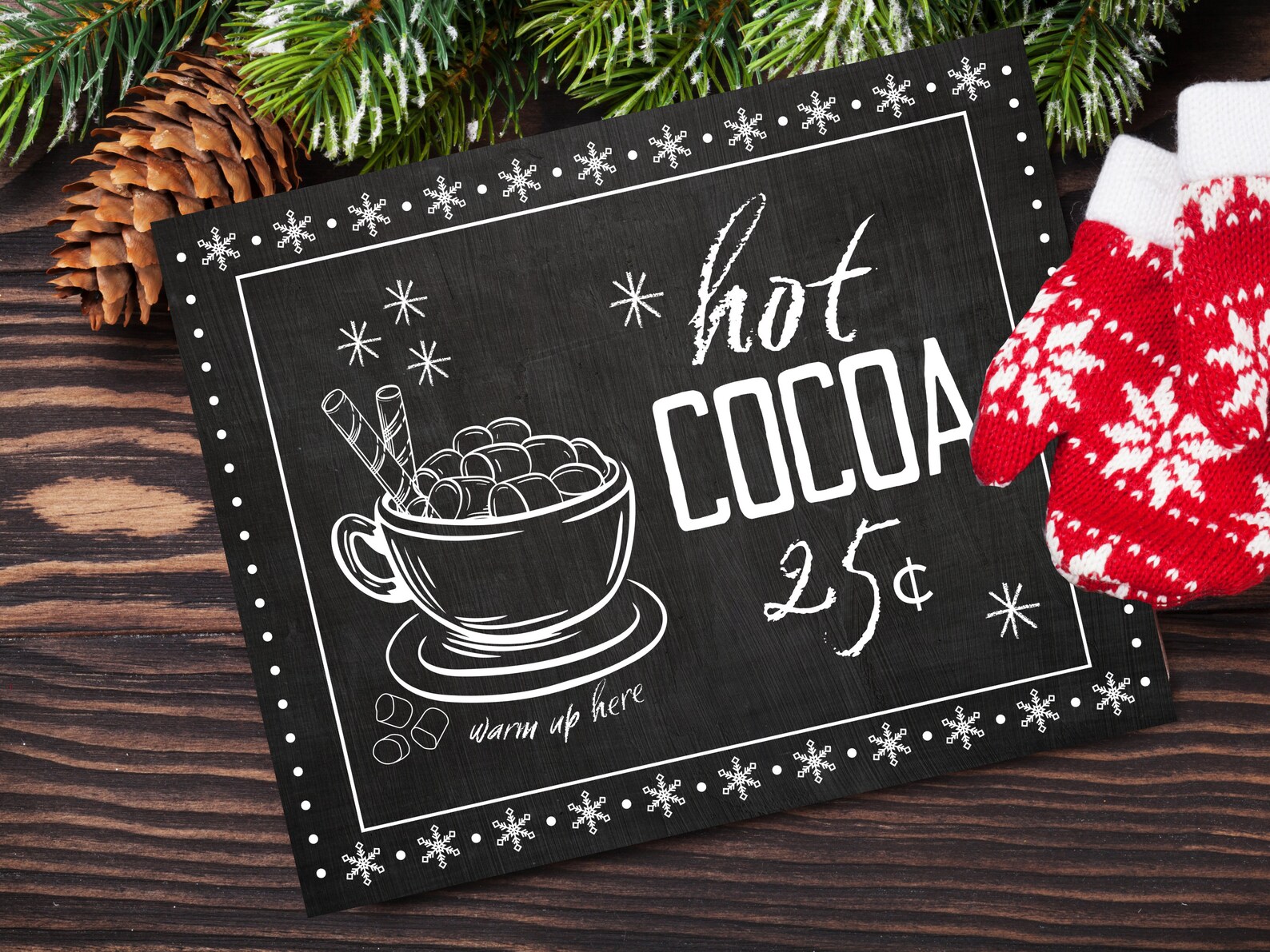 Hot Chocolate Bar Labels -hot Cocoa Bar Sign - Hot Cocoa Bar Labels ...