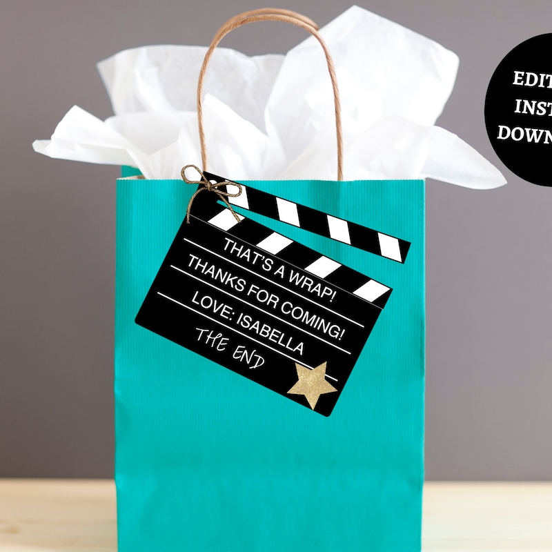 Cinema Themed Party Bag - Etsy UK