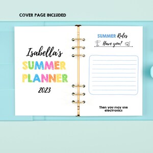 Printable Editable SUMMER 2023 Planner Bundle | Summer Calendar ...