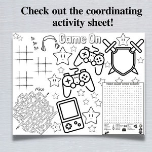 Editable Video Game Birthday Invitation Boy Gamer Birthday Party Neon ...