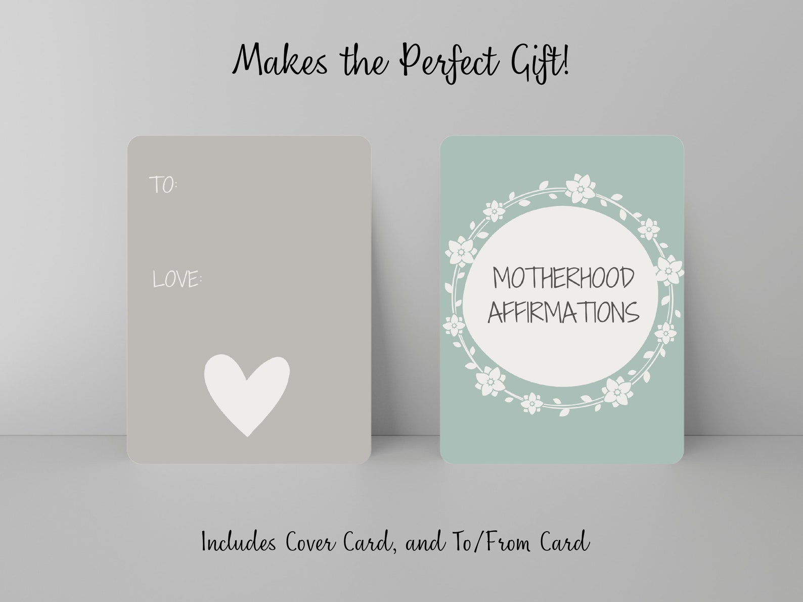 Motherhood Affirmation Cards Set. Mindfulness Gift for Seasoned, New ...