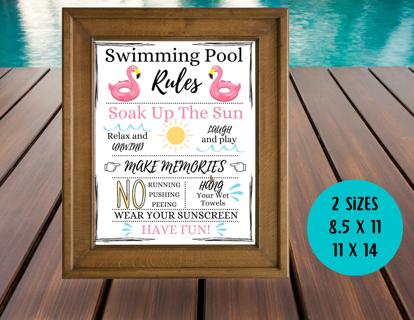 Swimming Pool Rules Rustic Sign Swimming Pool SVG Pool Sign | Etsy