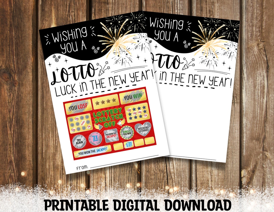 Christmas Wishing You a Lotto Holiday Cheer Gift Tag, Appreciation Gift ...