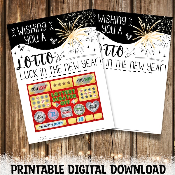 Lotto Ticket Appreciation - Etsy