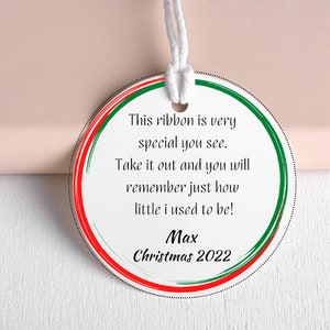 Instant Download/printable - the Once Upon a Ribbon Christmas Gift Tag ...