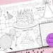 Kids Birthday Party Placemat Activity Sheet,birthday Favor Printable ...