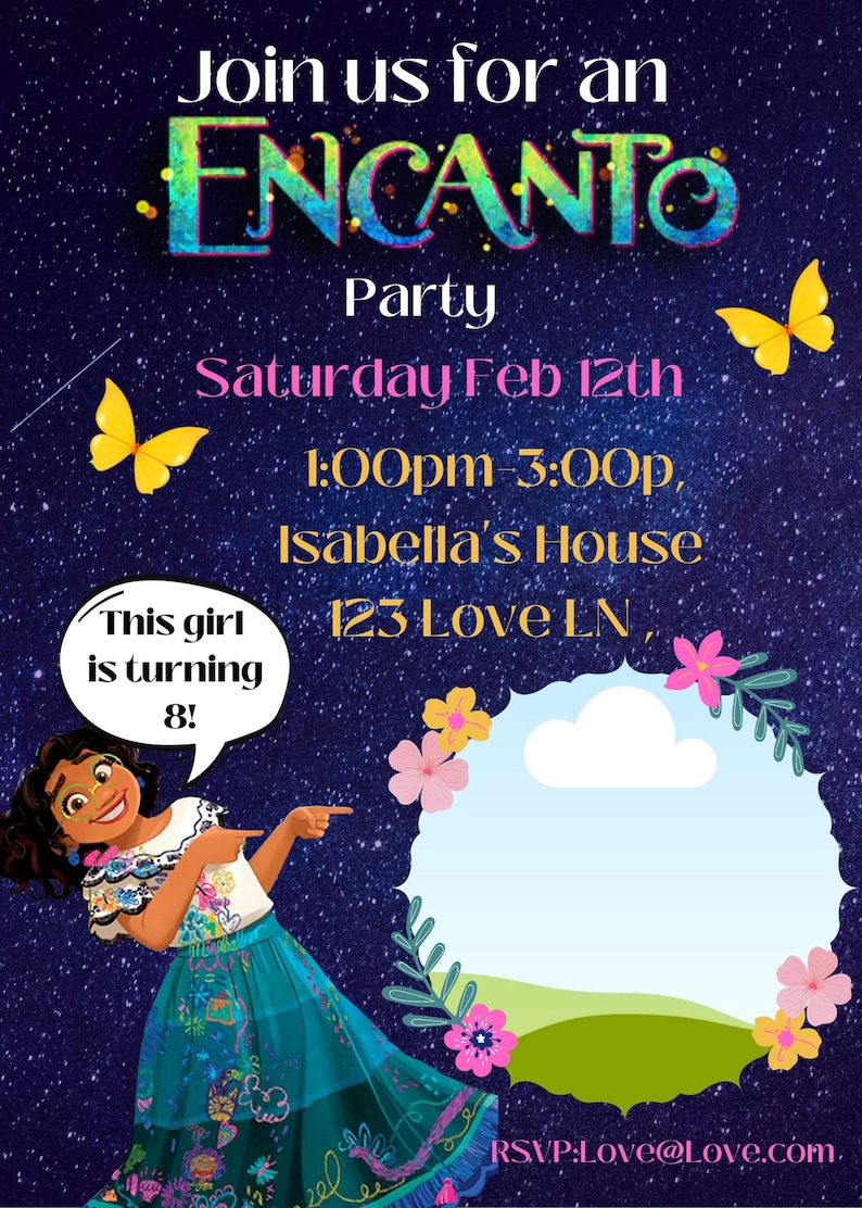 Encanto Invitation Template Free Download
