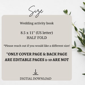Personalized Wedding Coloring Book | 20 Editable Activity Pages for ...