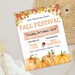 Fall Festival Flyer Template Editable, Harvest Invitation Church ...
