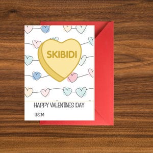 Teen Slang Candy Hearts, Funny Kids Valentine Printable, Class ...