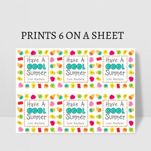 EDITABLE End of School Year Tags, End of School Gift Tags, Printable ...