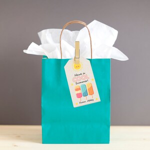 Editable Last Day of School Tag Stay Cool Ice Tag Summer End of School ...