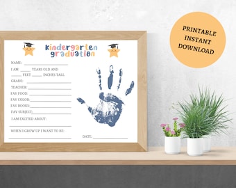 Last Day of School Printable, Kindergarten Graduation Keepsake ...