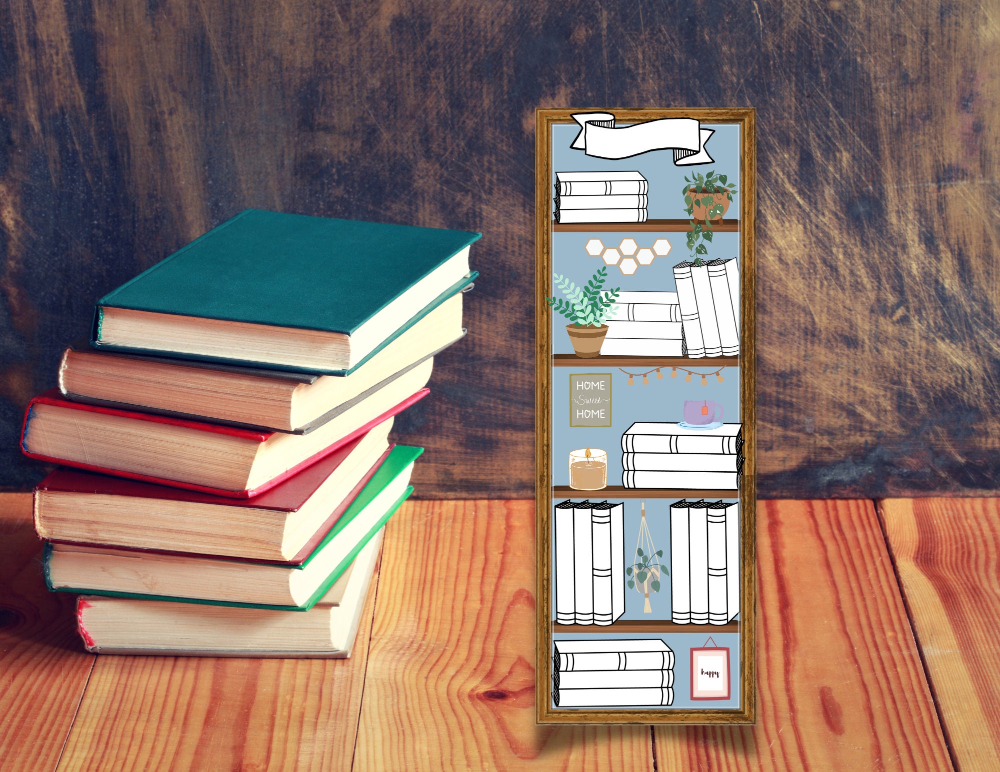 Printable Bookmark Book Tracker Downloadable Bookmarks - Etsy