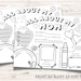 All About My Mom Printable, Mother's Day Craft, Mother's Day Coloring ...