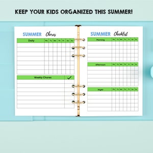 Printable Editable SUMMER 2023 Planner Bundle | Summer Calendar ...