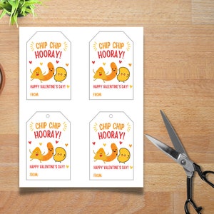 Kids Valentines Kids Valentine Cards Chip Hooray Valentine Tags ...
