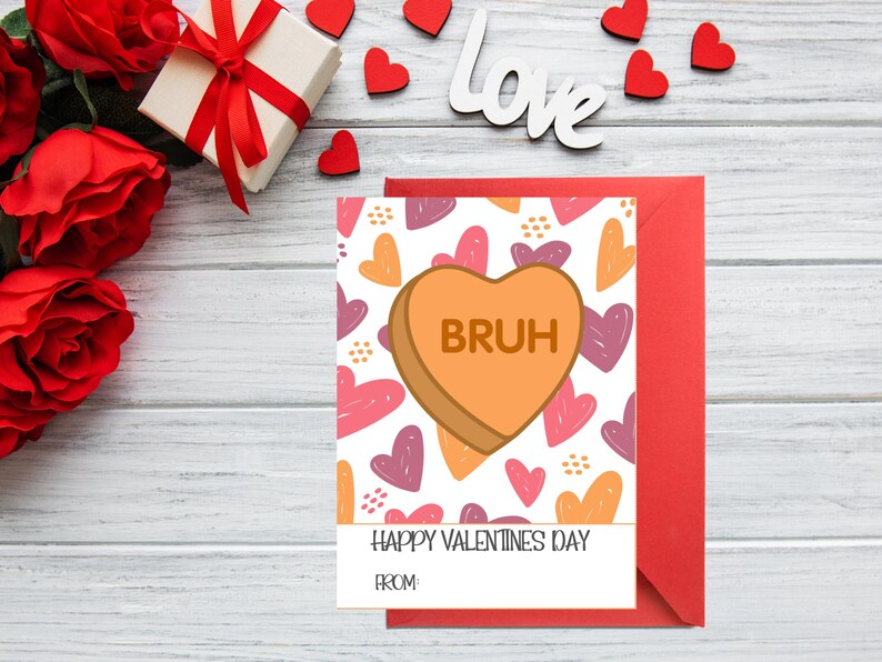 Teen Slang Candy Hearts, Funny Kids Valentine Printable, Class ...
