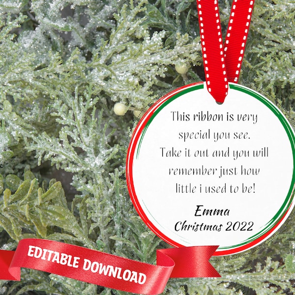 Height Poem Ornament - Etsy