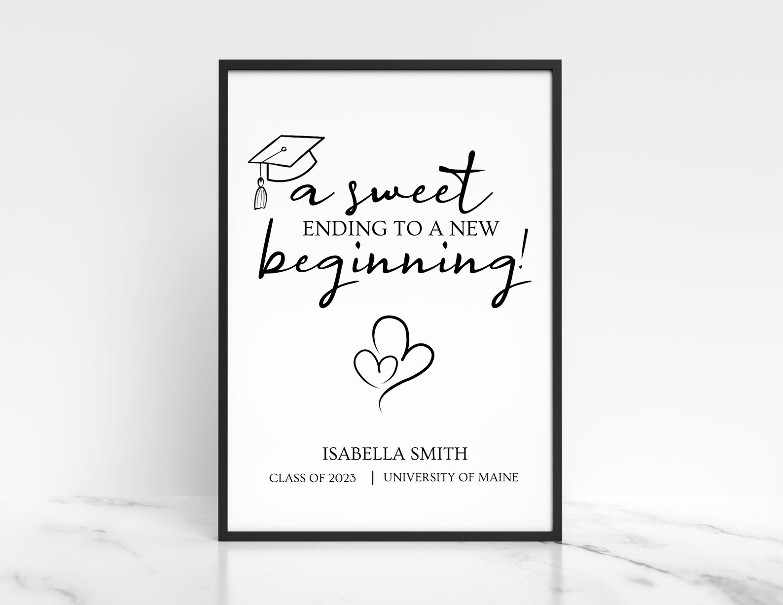 Graduation Treat Table Sign, Printable Graduation Dessert Table Sign ...