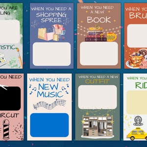 Printable Gift Card Book, Gift Card Photo Album, Birthday Gift for ...