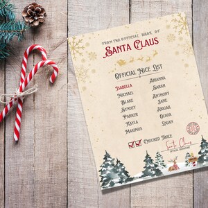 2023 Official Letter Mailed From Santa | Certificate From Santa ...