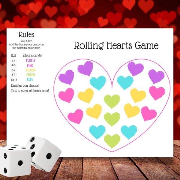 Candy Hearts Game - Etsy