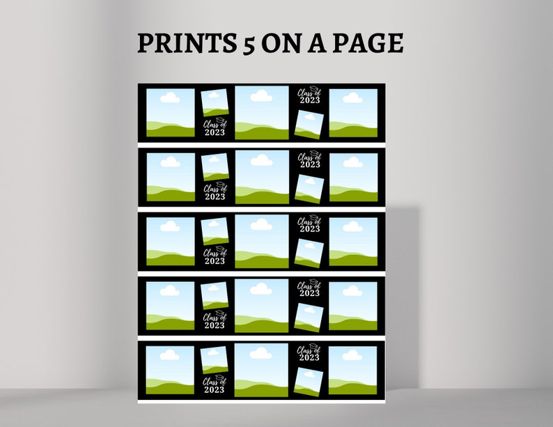 Photo Graduation Water Bottle Labels Class of 2023 Graduate - Etsy