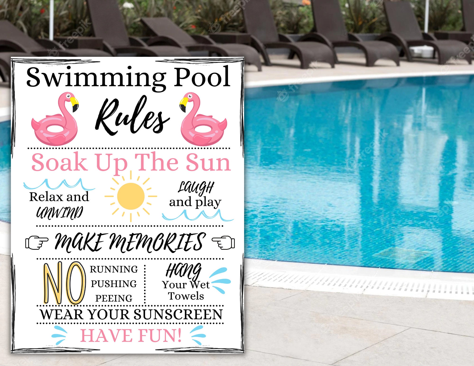 Swimming Pool Rules Rustic Sign Swimming Pool SVG Pool Sign - Etsy