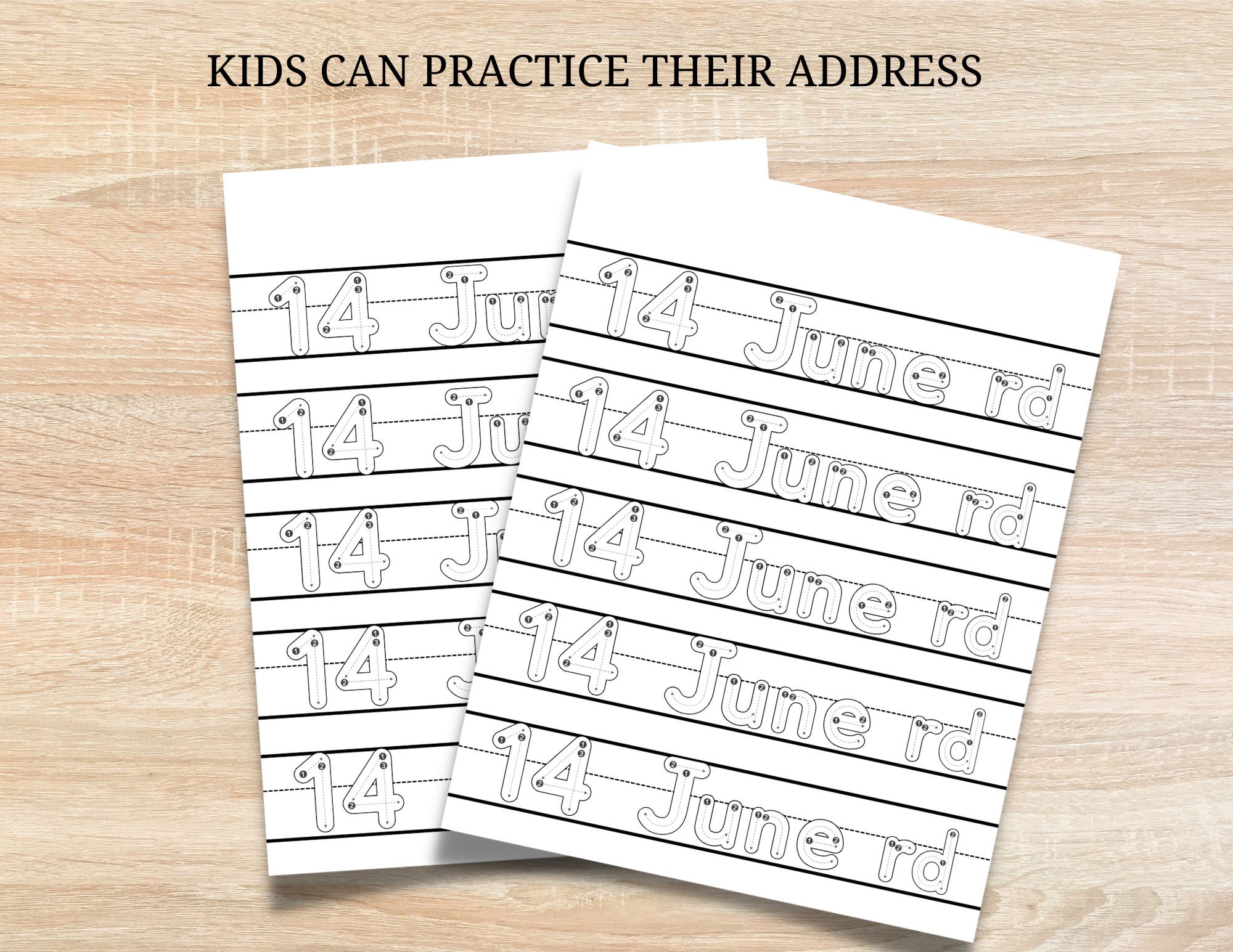 Custom Name Tracing Sheet Handwriting Practice Personalized Name Trace ...