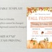 Fall Festival Flyer Template Editable, Harvest Invitation Church ...